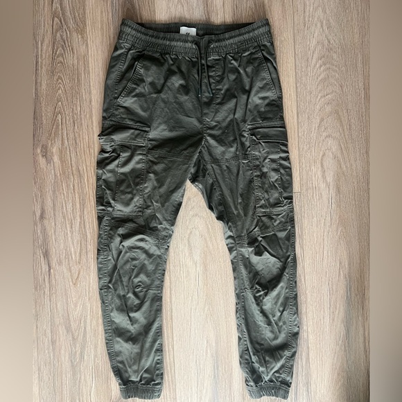 H&M | Pants | Dark Green Jogger Cargo Pants | Poshmark